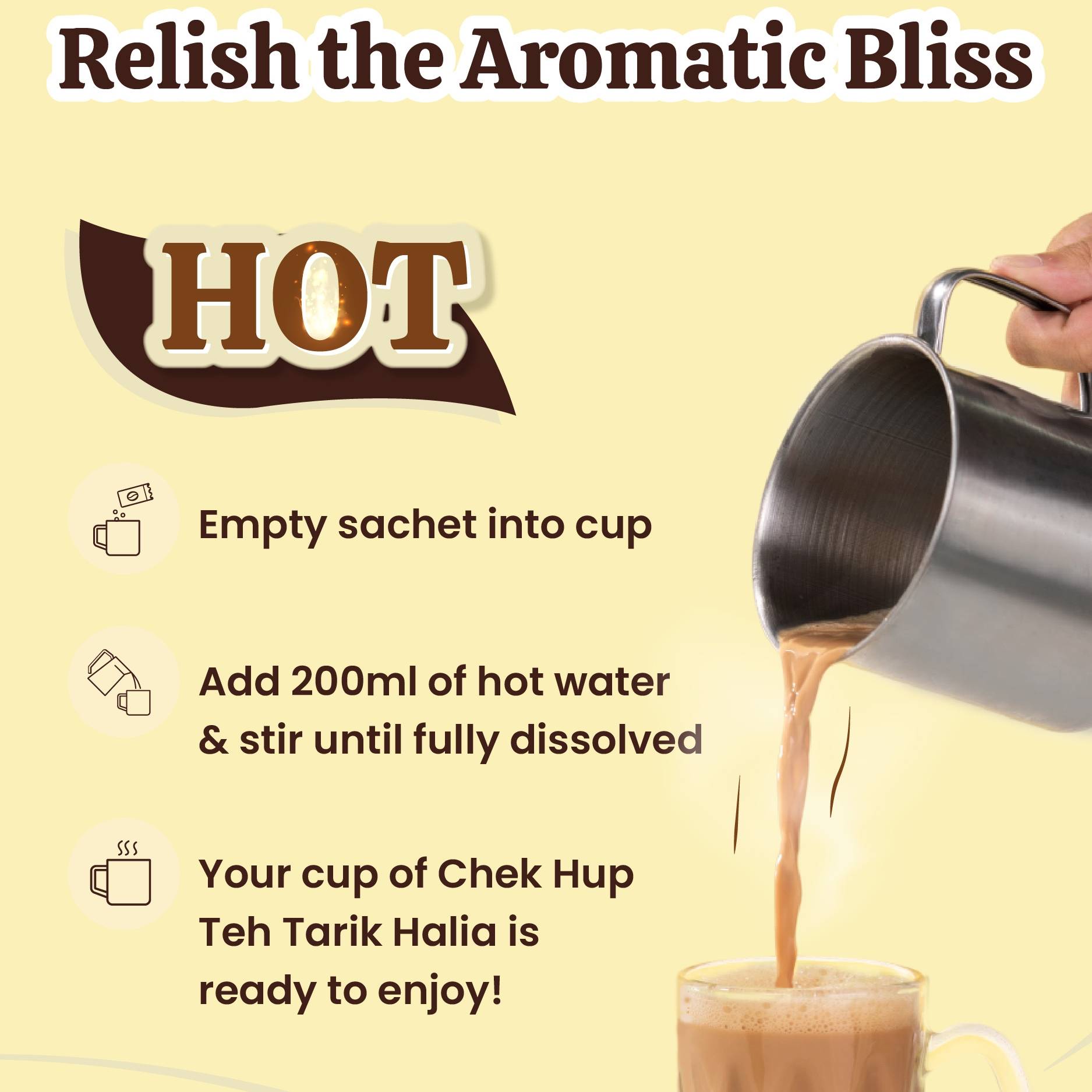 Chek Hup Heritage Ginger Milk Tea (35G x 12 Sachets)